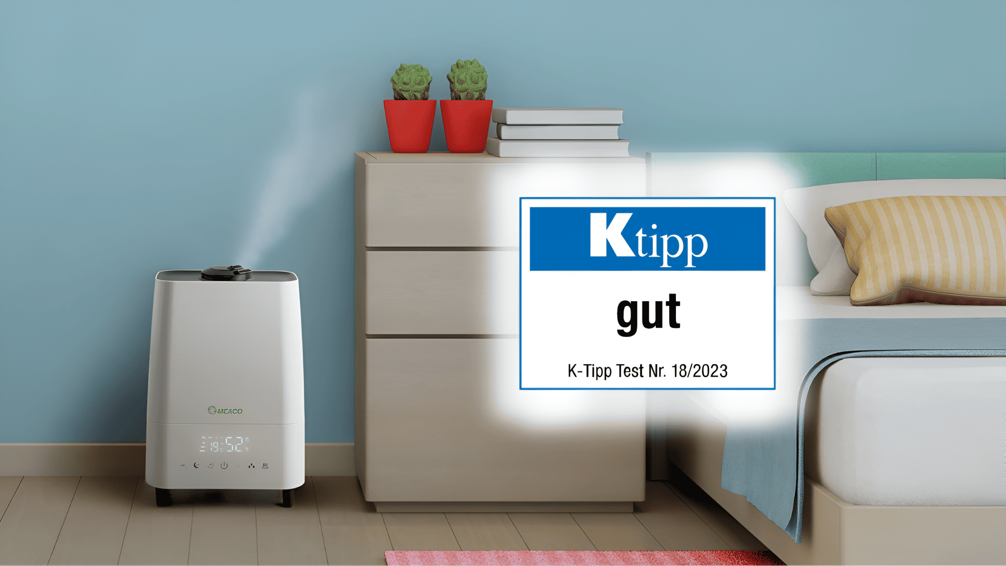 UNSER DELUXE 202 WURDE VON K-TIPP IN DER SCHWEIZ AUSGEZEICHNET - Meaco